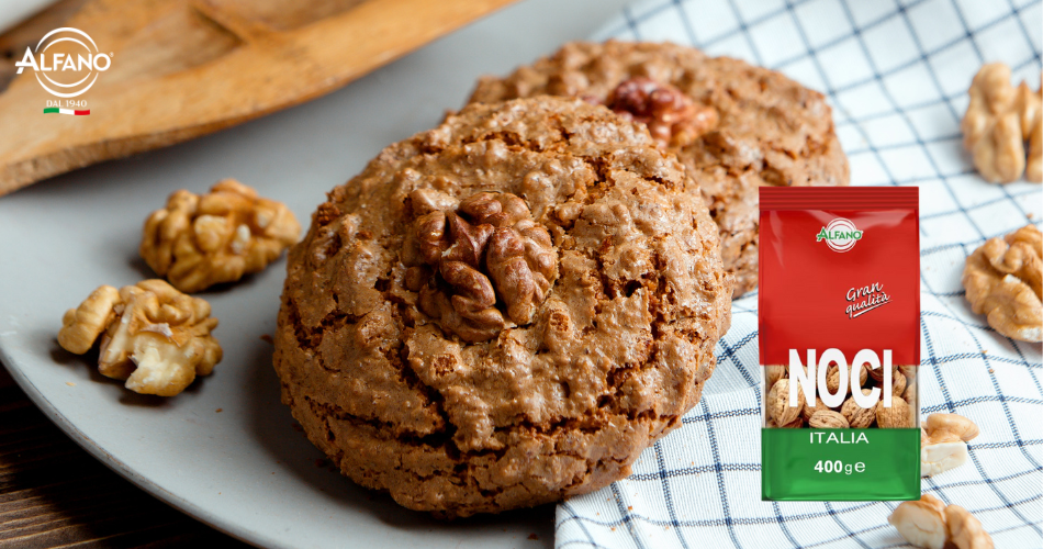 Biscotti alle noci: un'armoniosa danza tra morbidezza e dolcezza ...